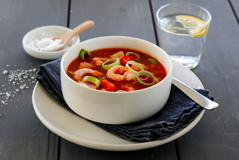 FISKESUPPE MED APPELSIN, TOMAT OG CHILI | TRINES MATBLOGG