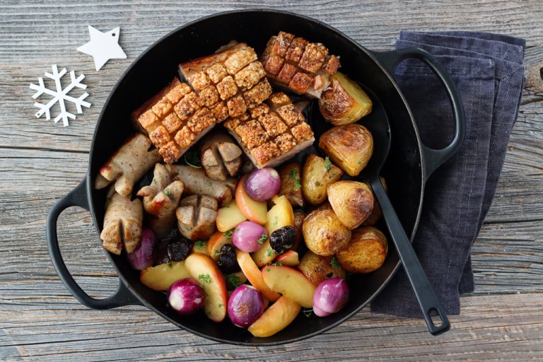 KLASSISK JULERIBBE & HONNINGSTEKTE EPLER | TRINES MATBLOGG