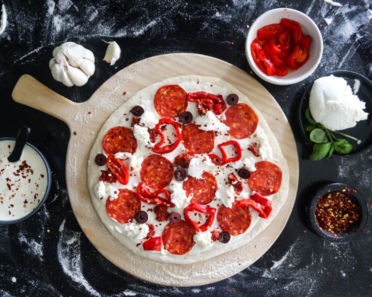 UTBAKING OG STEKING AV PIZZA | TRINES MATBLOGG
