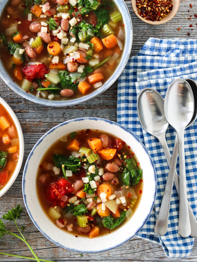 TOSCANSK GRØNNSAKSUPPE MED BACON | TRINES MATBLOGG