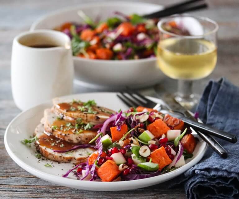 JULE- ELLER NYTTÅRSKALKUN MED TILBEHØR | TRINES MATBLOGG