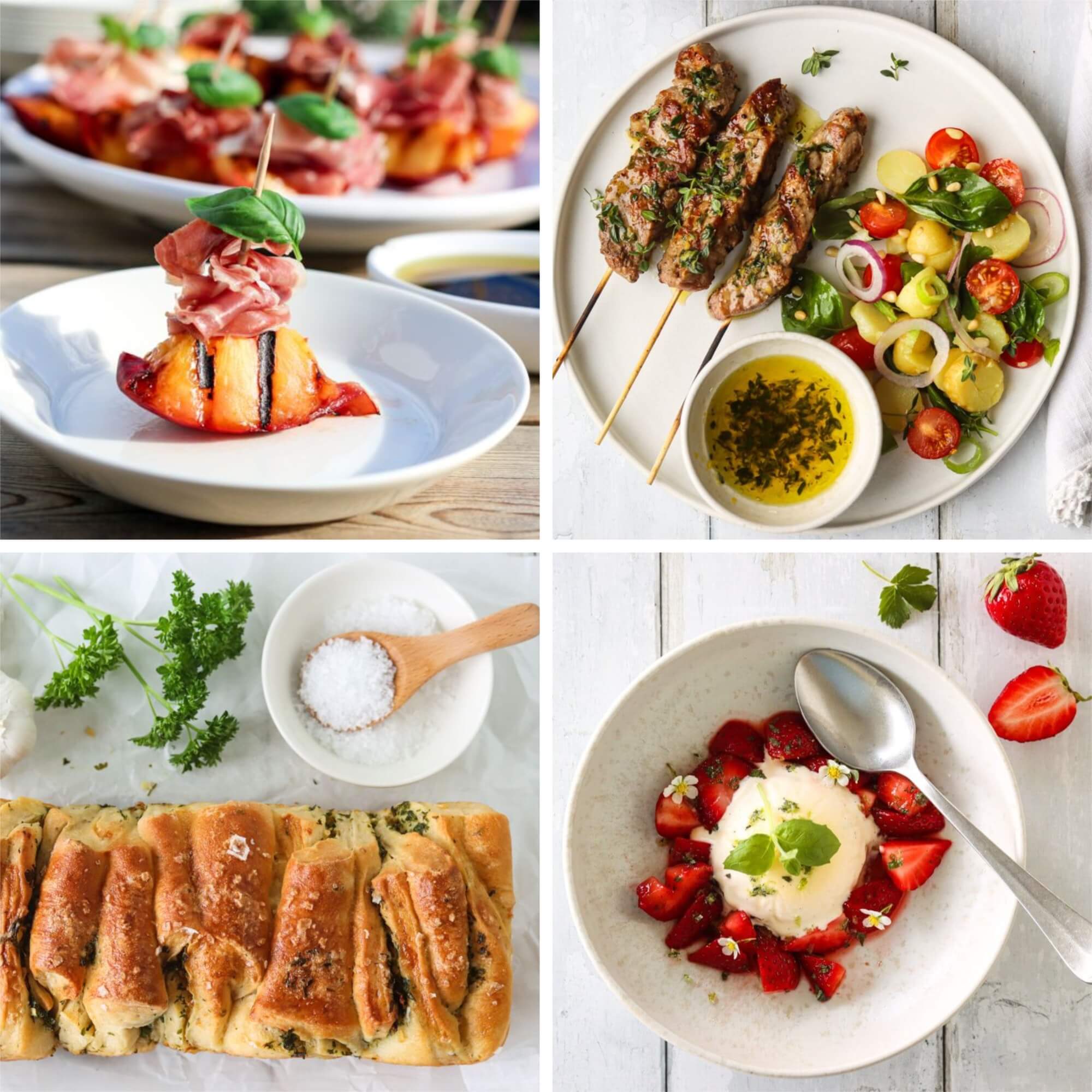 GRILLFEST MED GRILLEDE NEKTARINER, GRILLSPYD MED SITRONTIMIANOLJE OG ...