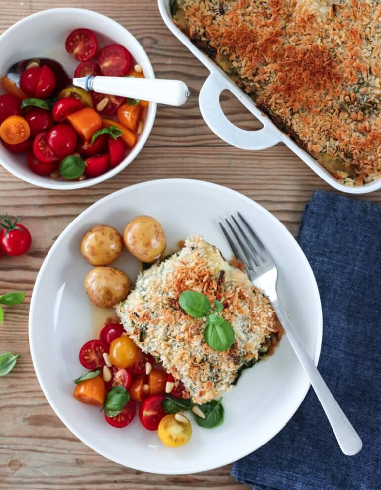 FISKEGRATENG MED TORSK OG SPINAT | TRINES MATBLOGG